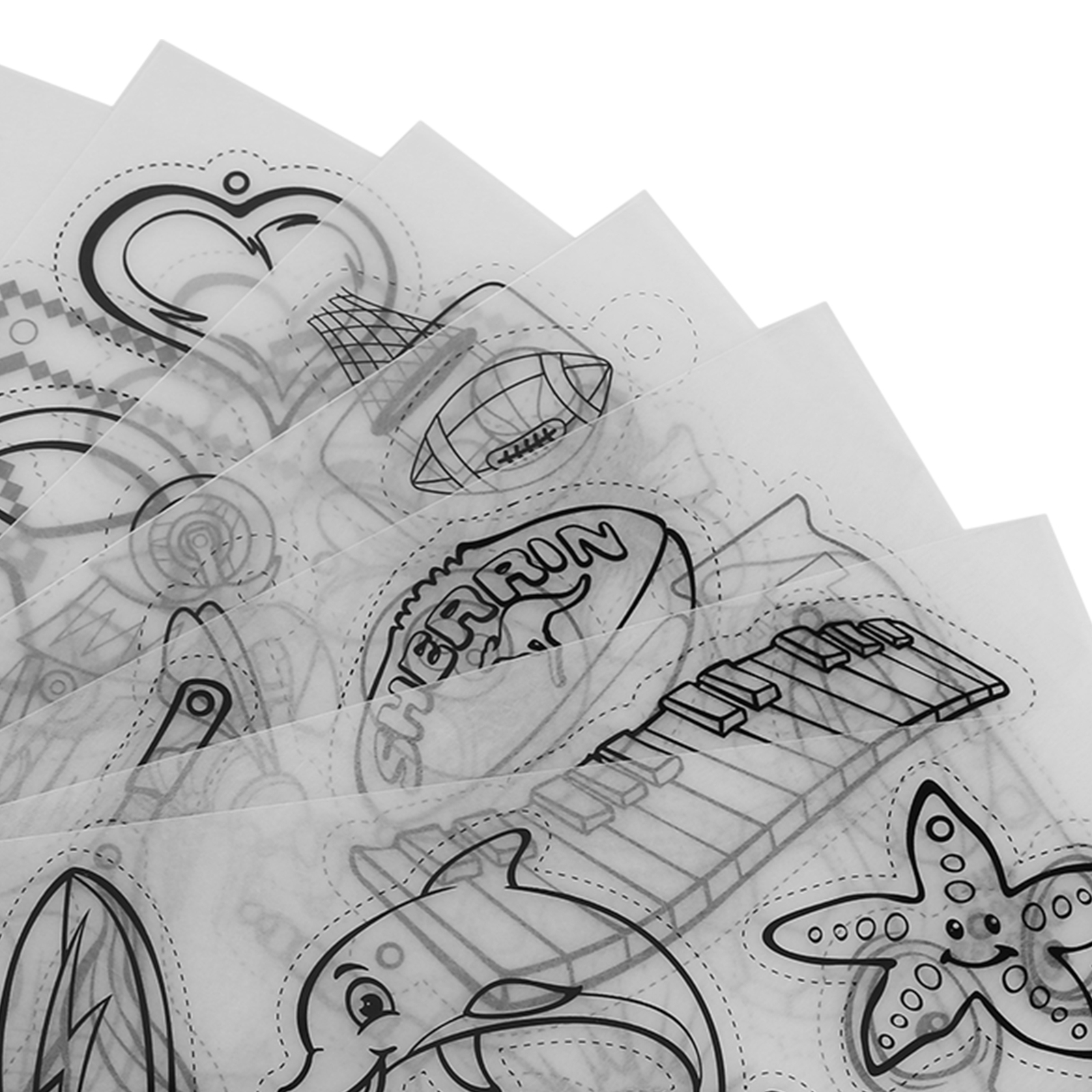 8Pcs Paper BOPS Wide Application Sheets For DIY Dob | eBay