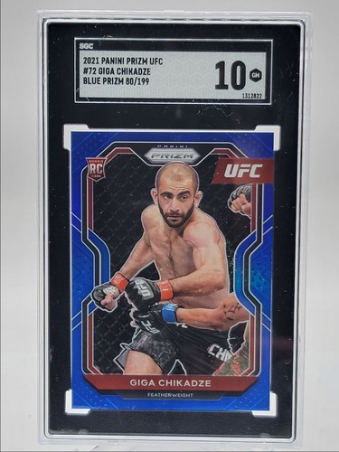 GIGA CHIKADZE 2021 PANINI PRIZM UFC ROOKIE BLUE RC /199 SGC 10 Q2022 | eBay