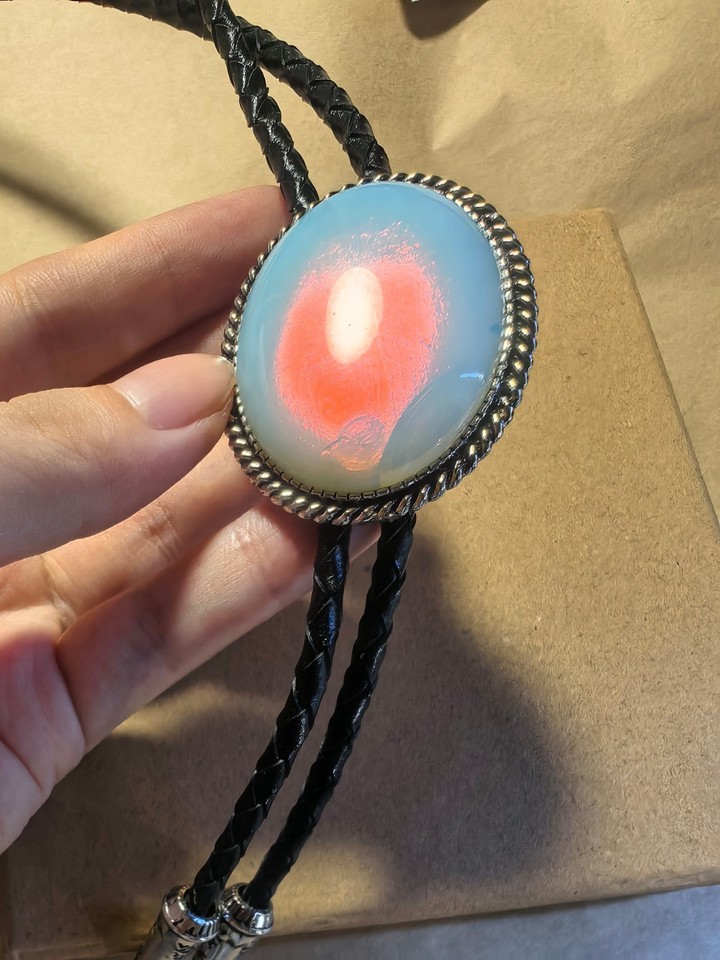New Opal Bolo Tie Vintage Western Cowboy Necktie Wedding Necklace ...