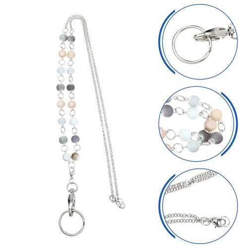 Work Permit Lanyard Man Woman Badge Necklace for Women ID Cards Clip | eBay