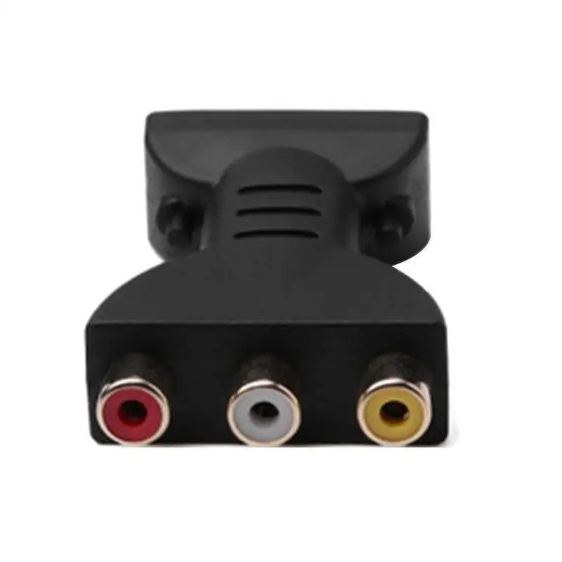 HDMI Male to 3 RCA Female Composite AV Audio Video Adapter Converter TV ...