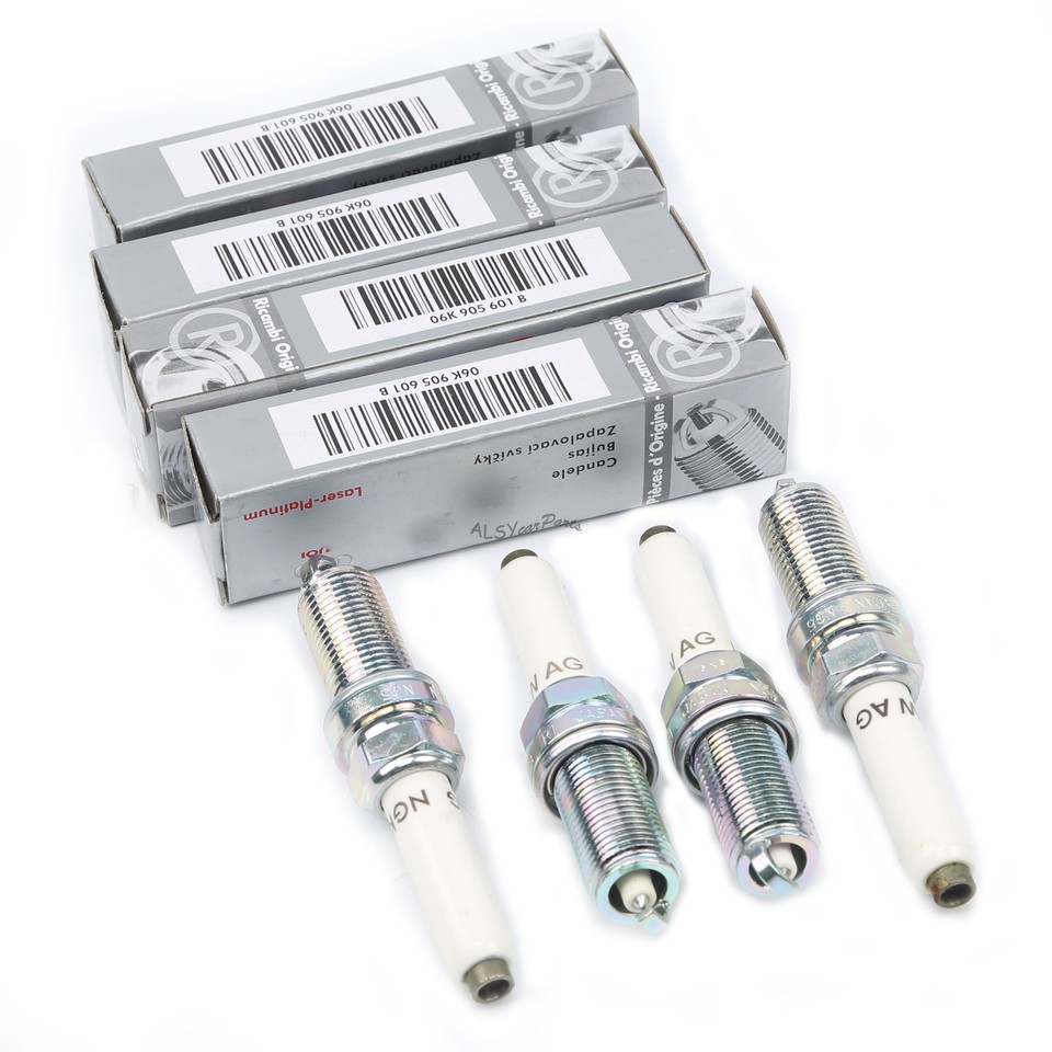 Laser Platinum Spark Plug Set Fit For Audi A4 A5 Golf 06K905601B Spark ...