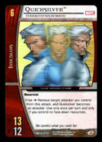 VS System: Quicksilver, Terrigenesis Rebirth [Played] Marvel Team-Up ...