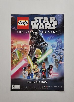 LEGO Star Wars Skywalker Saga Xbox PS5 Switch Print Ad Artwork Poster ...
