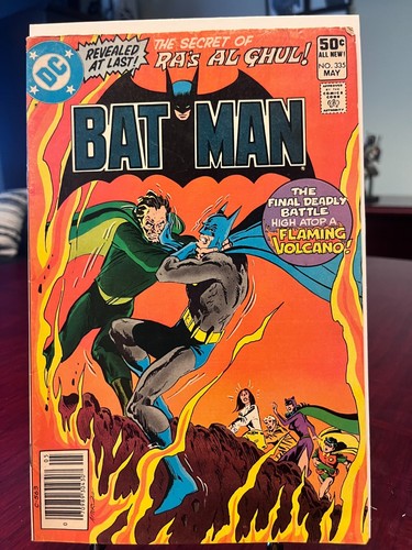 Batman #335 ,DC, VF Newsstand, Ra's al Ghul Appearance - Cover 1980 Jim ...
