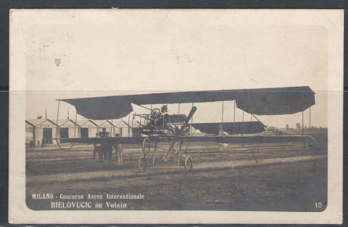 1910 Italy - Milan Circuito Aereo Internazionale - Postcard - Used | eBay