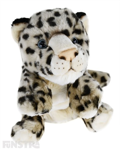 Snow Leopard Puppet Panther Hand Puppet Big Cat Animal Puppet Plush ...