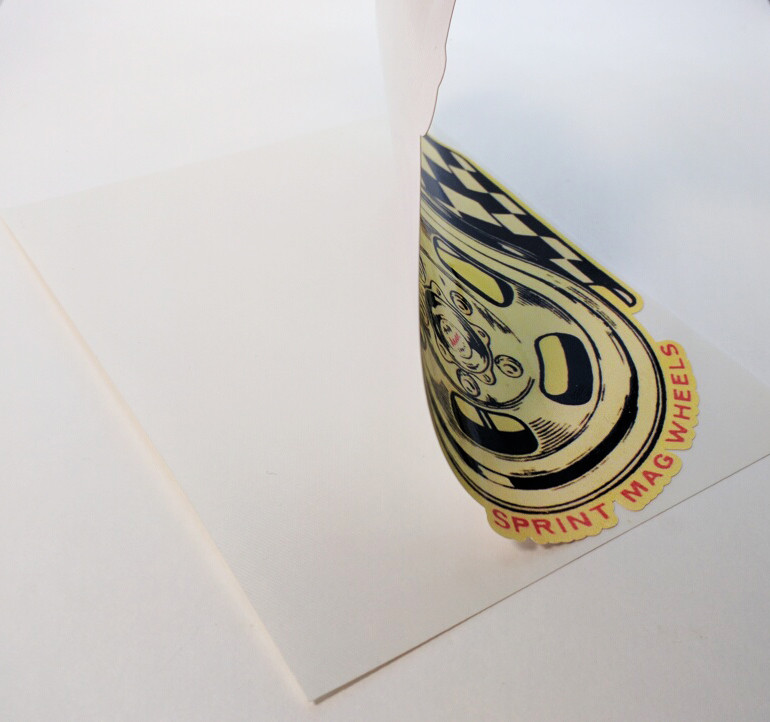 Ansen Mag Wheels Vintage Style DECAL, Vinyl STICKER, racing, hot rod ...