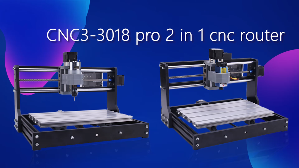 【US】Upgraded 3018-PRO 3 Axis CNC Router Machine Kit + GRBL Offline ...