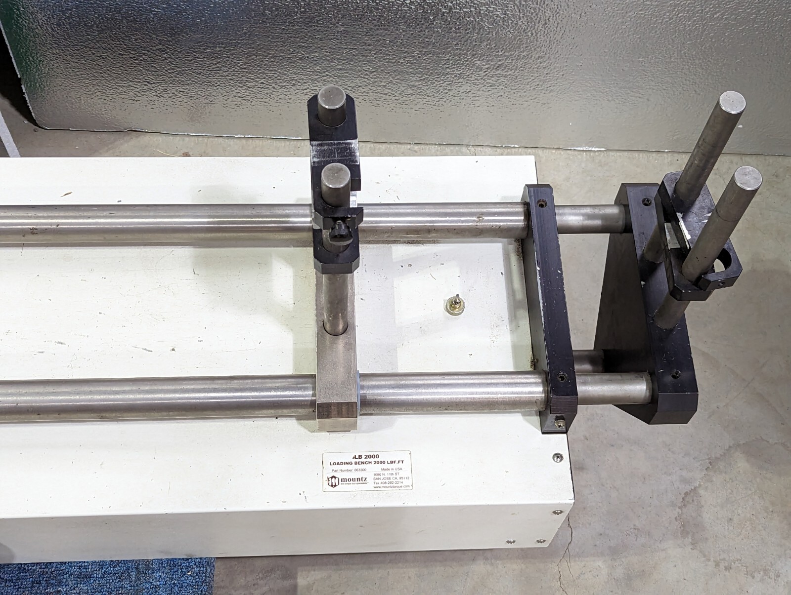 Mountz LB 2000 Torque Tester, Loading Bench 2000 LBF. FT w/ PTT-2000 ...