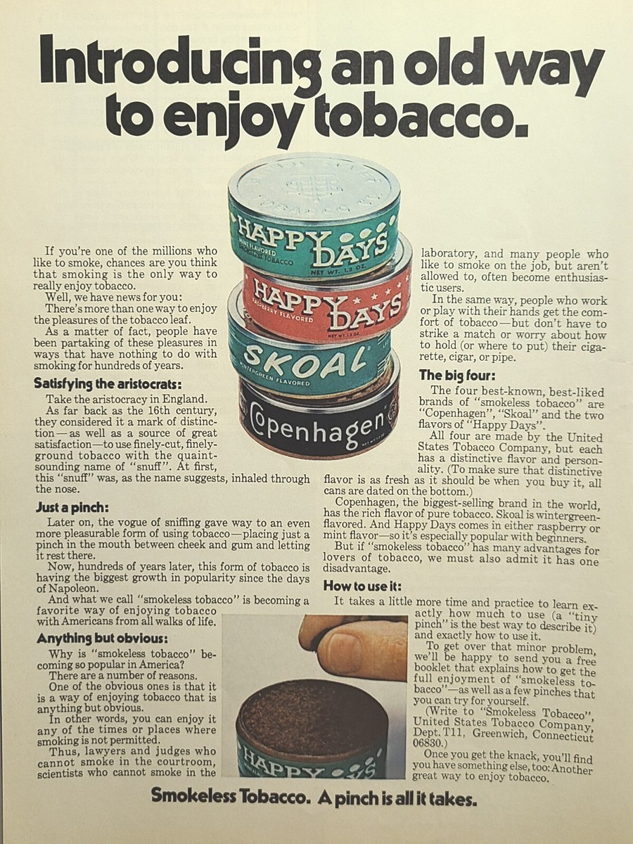 Copenhagen Chewing Tobacco Ads Original Copenhagen Sign Chewing