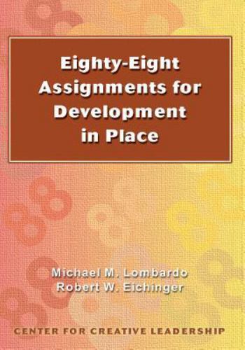 Eighty-Eight Assignments for Development in Place by Robert W ...