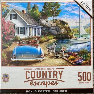 MasterPieces jigsaw puzzle; Afternoon Escape by Angelo Bonito; 500 pcs ...