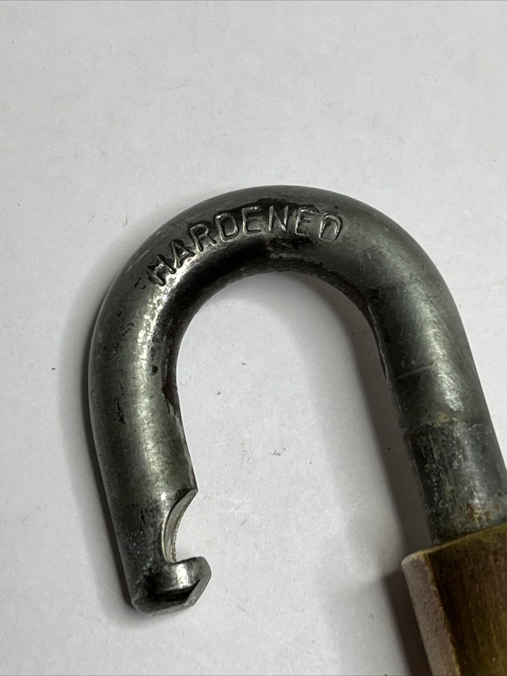 Vintage Corbin Cabinet Lock CCL Brass Padlock With 2 Keys Working | eBay