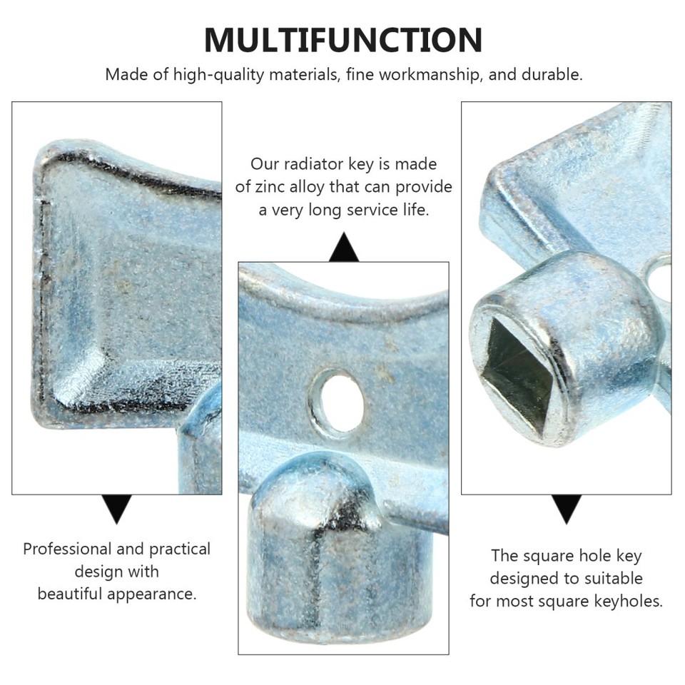 10 Pcs Vent Key Bleed Radiator Keys Plumbing Bleeding Zinc Alloy | eBay