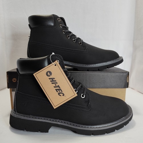 Hi-Tec Reznor 6" Soft Toe Work Boots - Black - Men's Size 10 | eBay