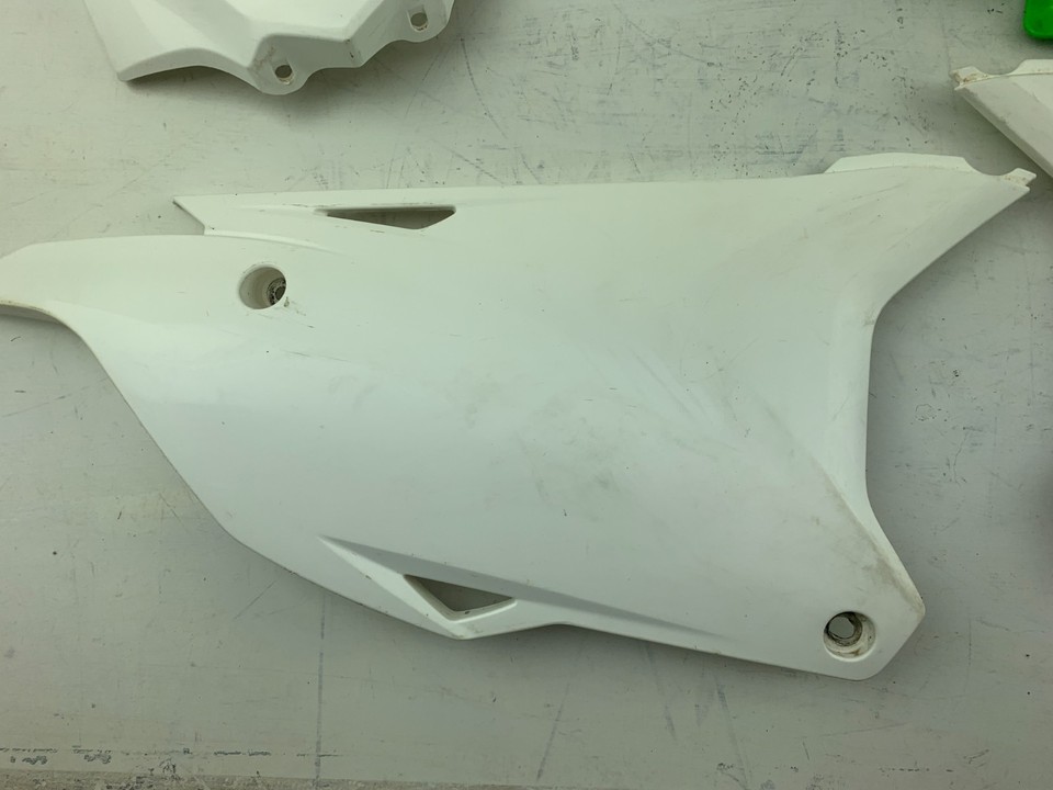 Set of Plastics - Fenders & Number Plates for 14-24 Kawasaki KX85 KX100 ...