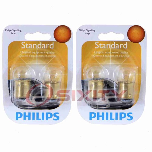 2 pc Philips License Plate Light Bulbs for Rolls-Royce Silver Cloud dr ...