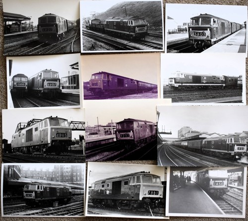 12 photographs of BR Beyer Peacock Class 35 Hymek diesel hydraulic ...