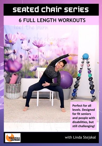SEATED CHAIR WORKOUT EXERCISES DVD ALL LEVELS - 6 FULL LENGTH WORKOUTS ...