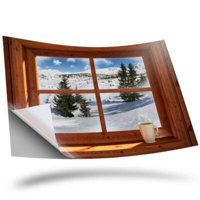 1 x Vinyl Sticker A2 - Alpine Window Ski Resort Skiing #14195 | eBay UK