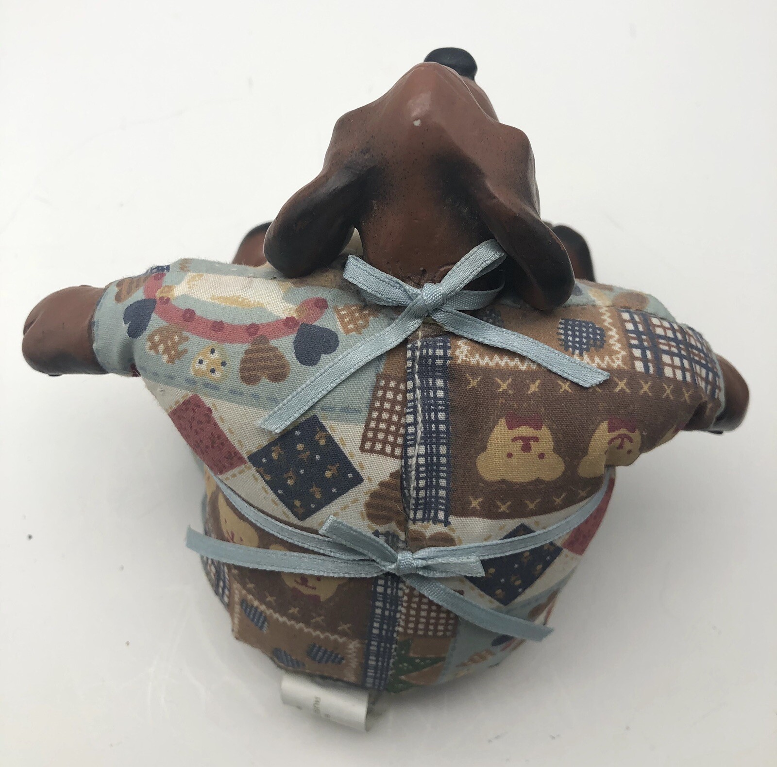 Russ Berrie Dog Figure Paper Weight Sitting 5.5” I love my Daddy On ...