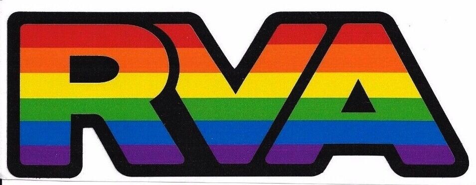 Rainbow RVA Bumper Sticker - Gay PRIDE Richmond Virginia 2 3/4" x 7" | eBay