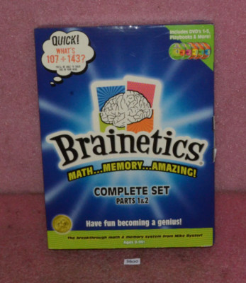 Brainetics Math Memory Complete Set Parts 1 & 2. | eBay