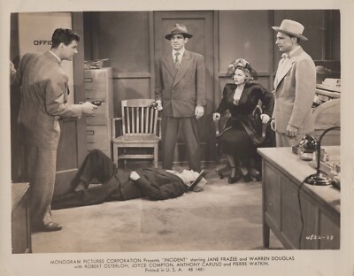 Warren Douglas + Jane Frazee In Incident (1948) Vintage Hollywood Photo M 478 | eBay