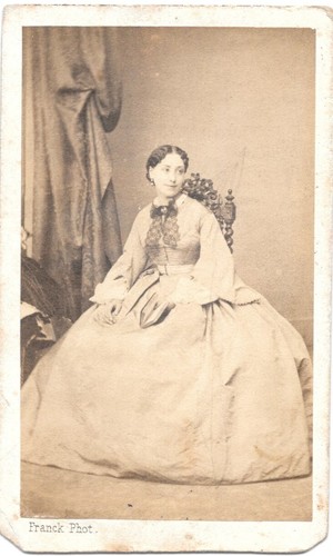Photo CDV Marie Royer comédienne Comédie Française Franck Paris 1865 | eBay