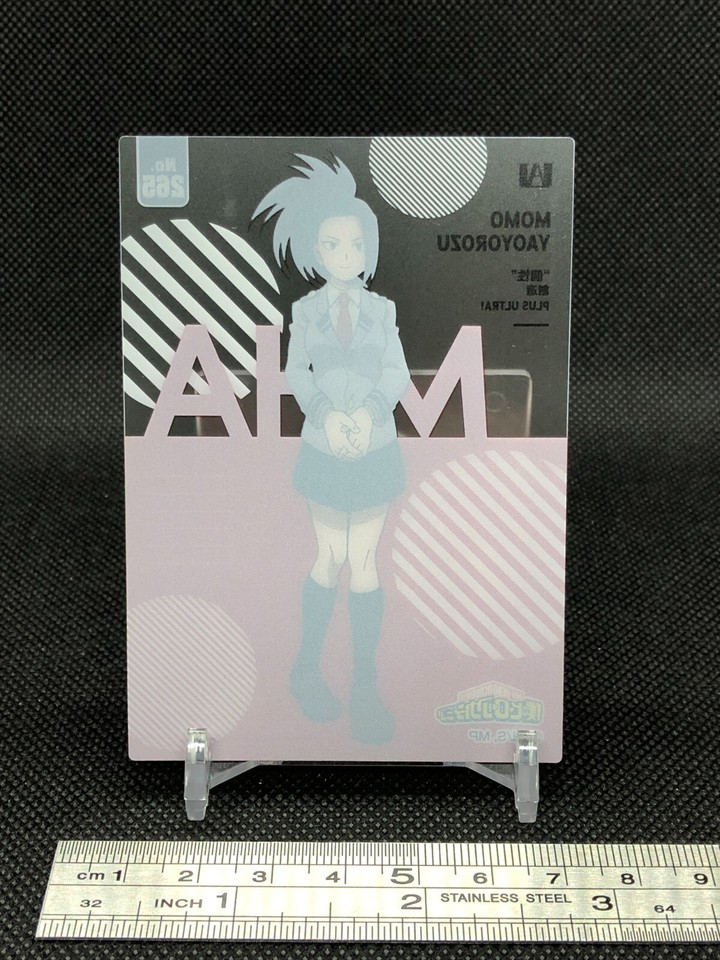 Momo Yaoyorozu My Hero Academia Anime Manga Collectable Clear Card ...