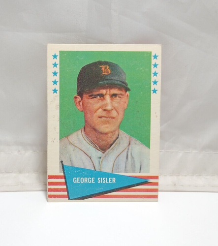 George Sisler 1961 Fleer #78 St Louis Browns | eBay