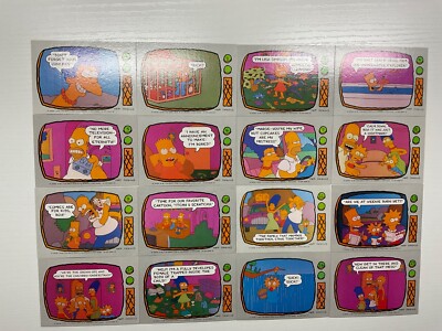 1990 Topps the Simpsons Base Card or Stickers You Pick Finish Your Set ...