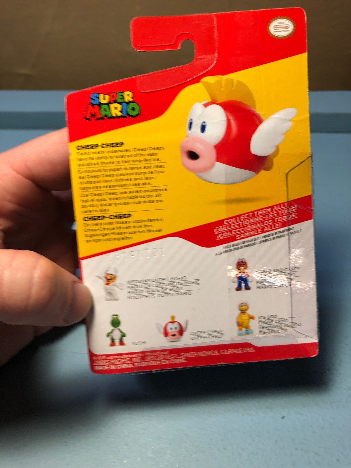 Nintendo World of Super Mario CHEEP CHEEP *MIB* 2.5" Jakks Pacific 2019 ...