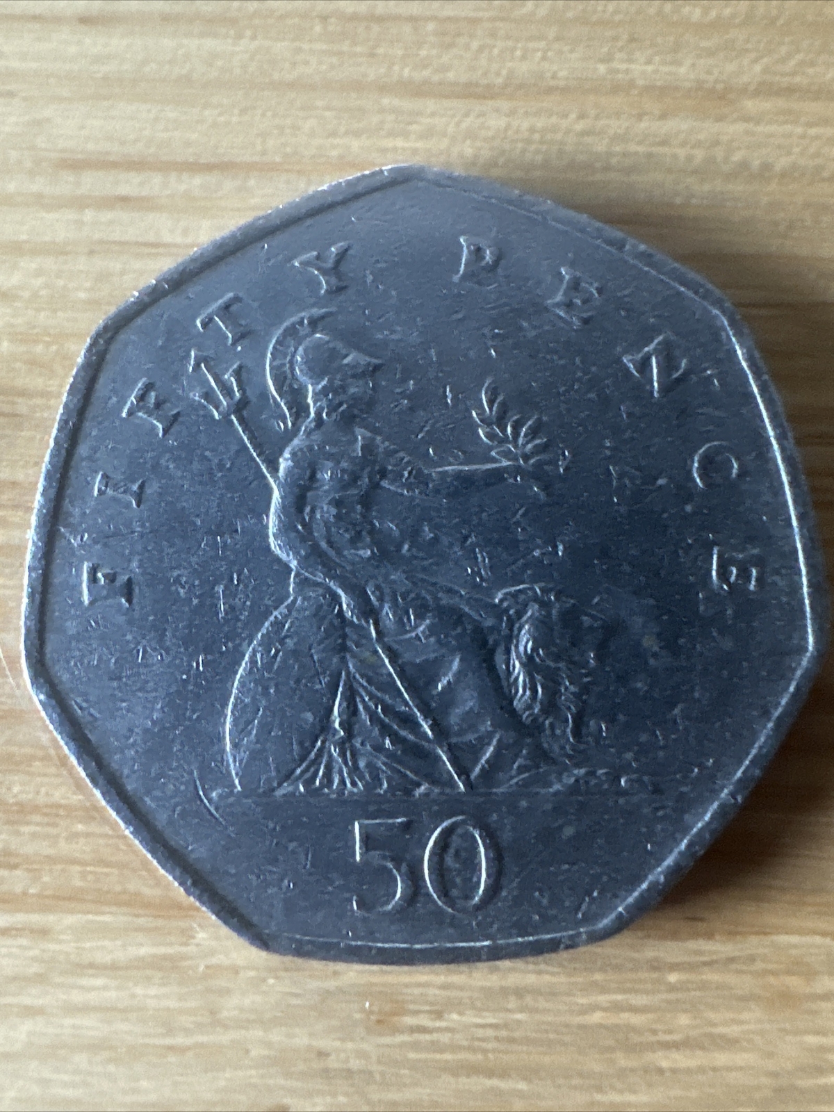 UK 50 pence shield of britania, year 1997 RARE COLLECTABLE OLD | eBay UK