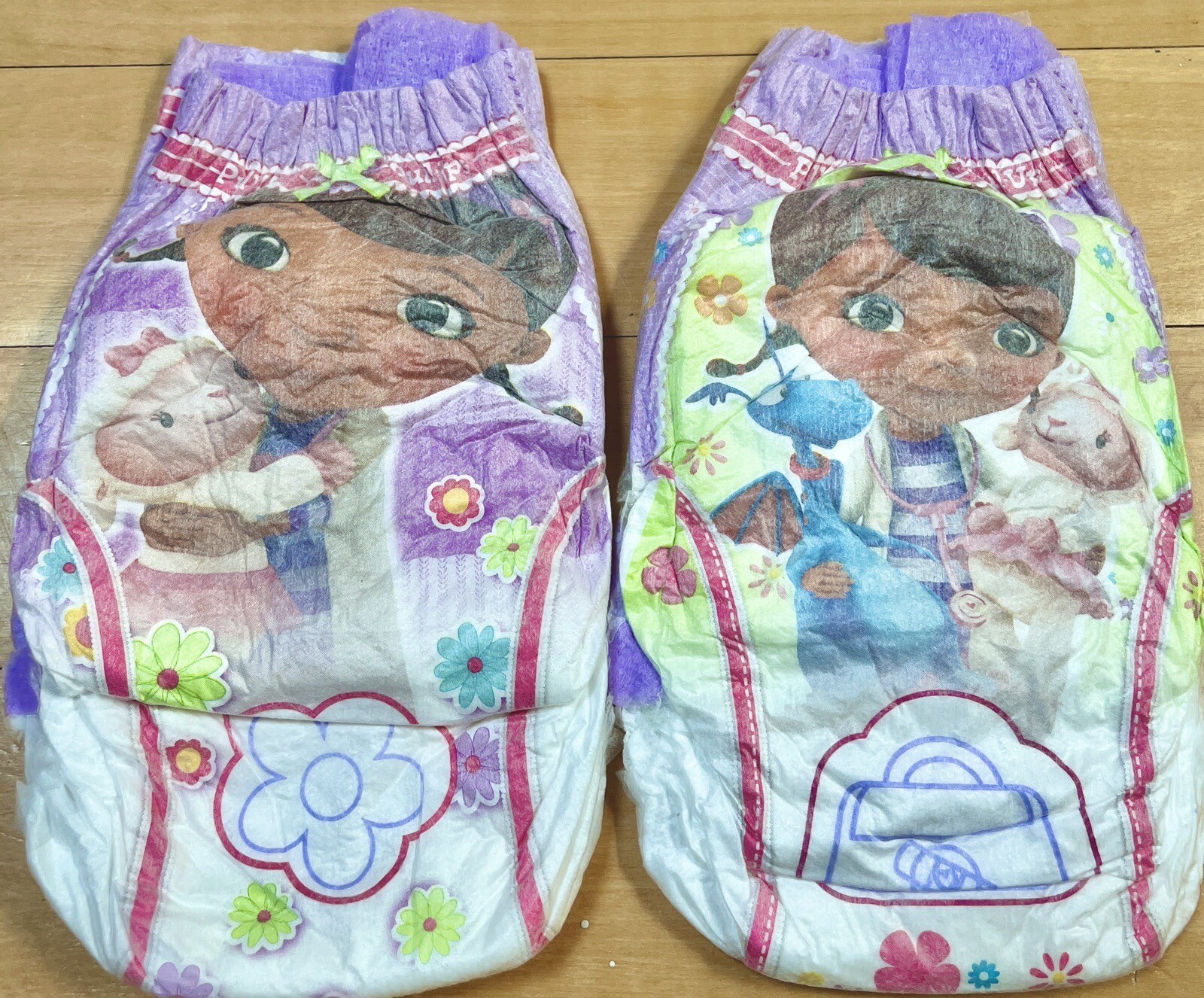 Vintage 6ct Huggies Pull-Ups Girls 4-5T Doc McStuffins Training Pants ...
