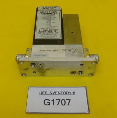 Unit Instruments 1260-100341 Mass Flow Controller MFC 200 SCCM CF4 Used ...