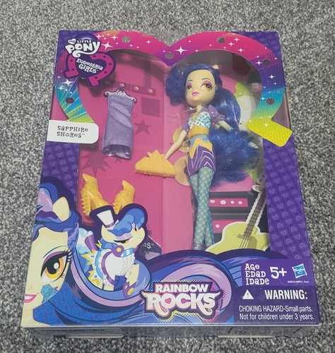 My Little Pony Equestria Girls Rainbow Rocks Neon Sapphire Shores Doll ...
