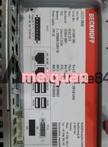 New BECKHOFF C6525-0060 Industrial Control Computer 1-year warranty^ | eBay