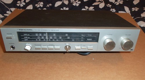 Realistic (Radio Shack) TV-100 Stereo TV Receiver Amplifier Model No 16 ...