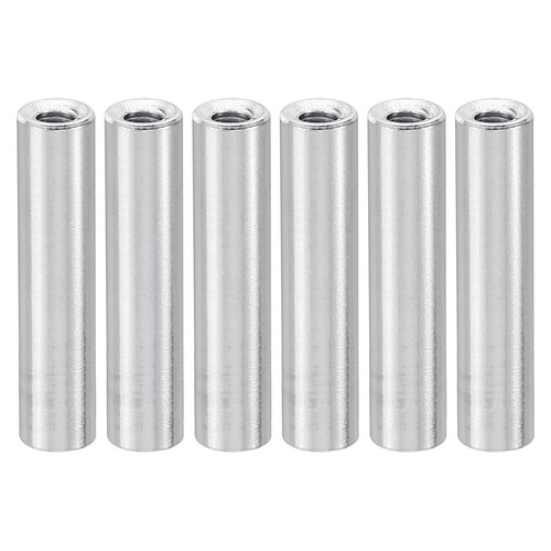 12pcs M3 Aluminum Spacers 3mm ID x 5mm OD x 25mm L Threaded Screw ...