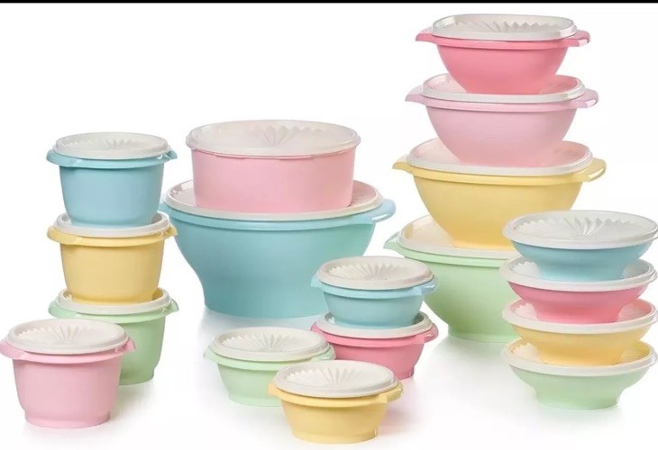 RARE TUPPERWARE Heritage Collection Food Storage Container Set in ...