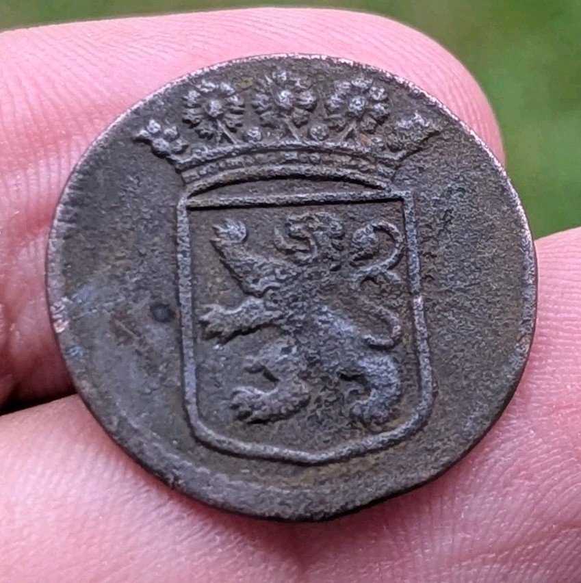 1730 Dutch Netherlands VOC 1 Duit New York Penny Holland Grade Coin ...