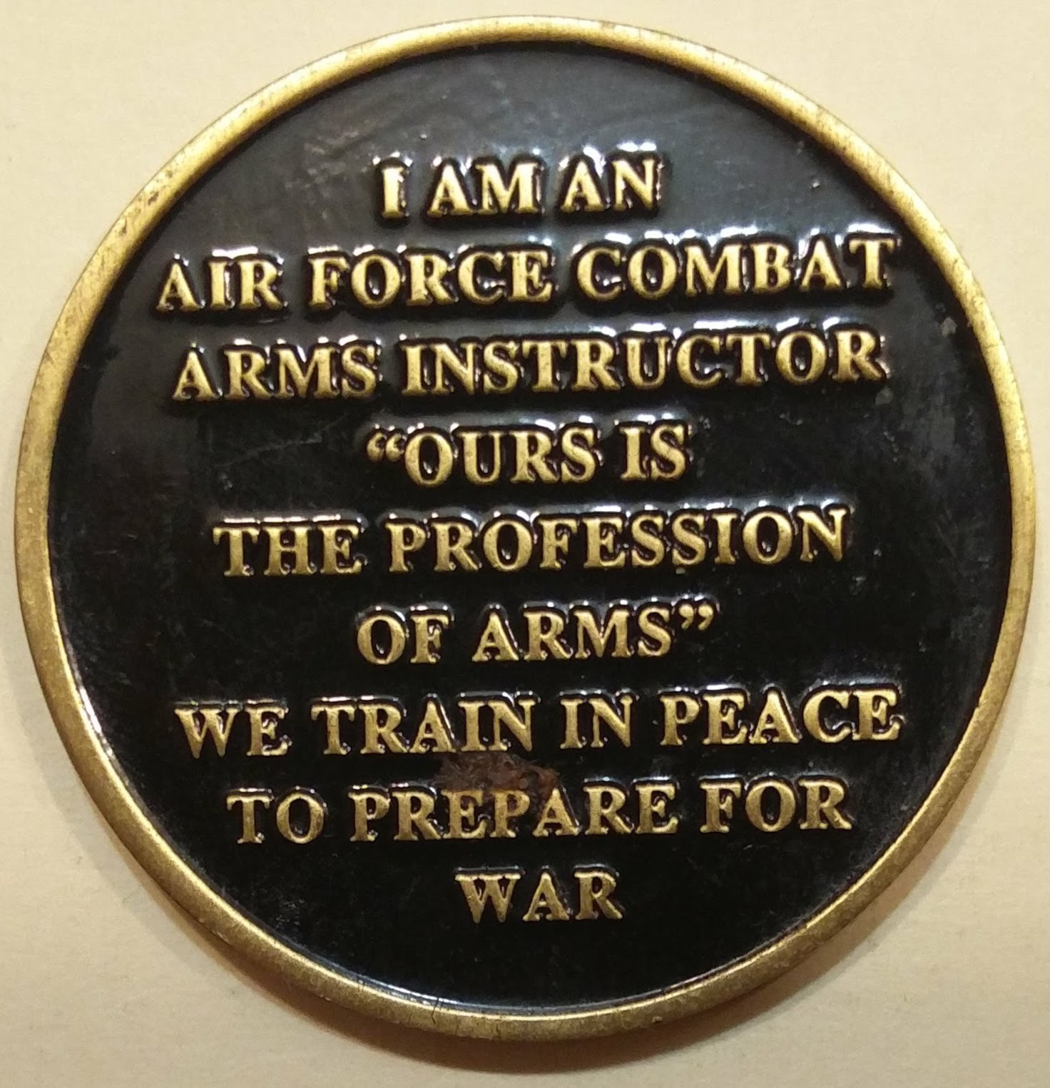 Combat Arms Instructor CATM Air Force Challenge Coin | eBay