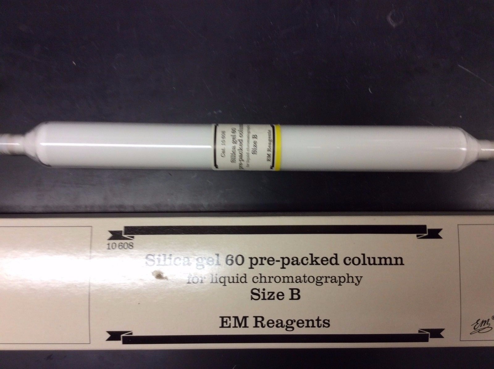Silica gel 60 pre-packed Column for liquid chromatography - Size A&B EM ...