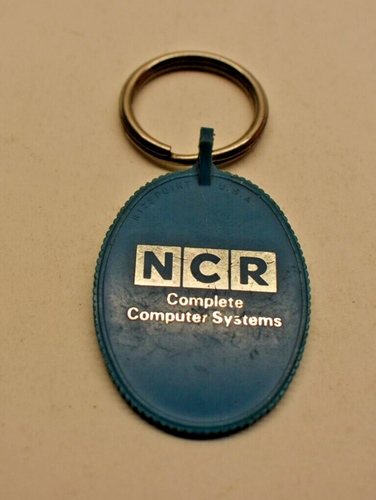 Vintage NCR complete computers systems Plastic Keychain H1 | eBay