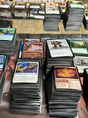 100 Assorted Foil Common Uncommon Card Lot MAGIC THE GATHERING MTG bulk ...