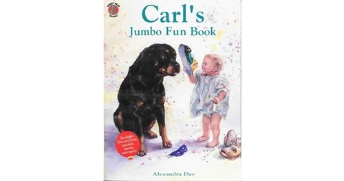 1998 Carl The Rottweiler Jumbo activity Coloring Book very RARE | eBay