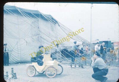 Ringling Brothers Circus Midget Side Show Clown 1950s 35mm Slide Vtg