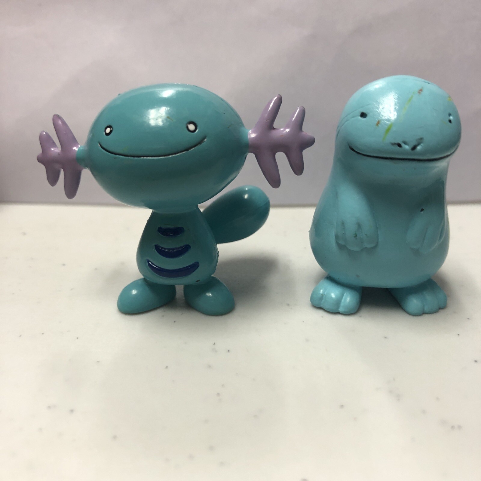 Wooper & Quagsire TOMY Pokemon Figure Toy CGTSJ 1999 Nintendo 2” Figure ...